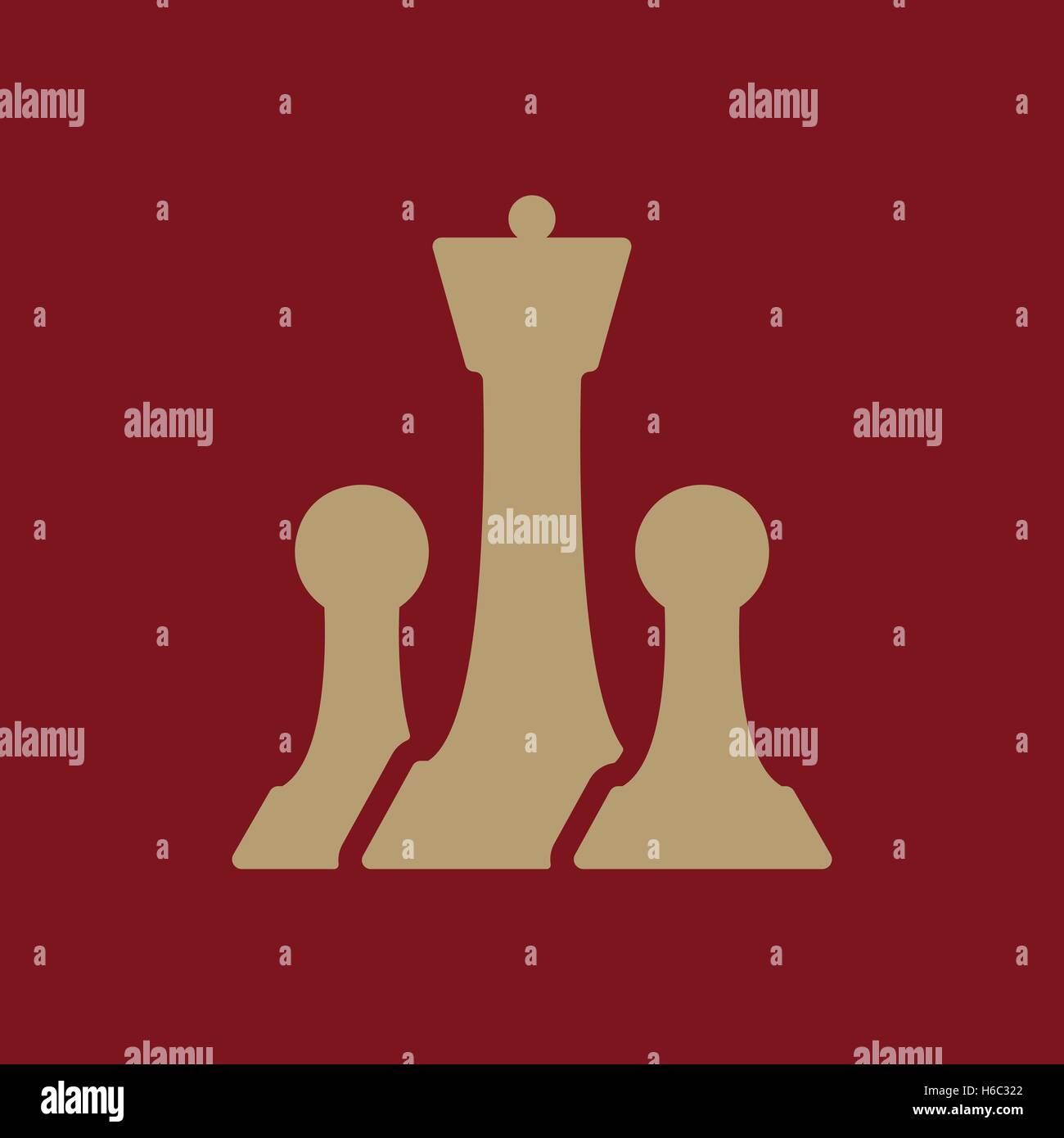 The chess icon. Game symbol. Flat Stock Vector Image & Art - Alamy