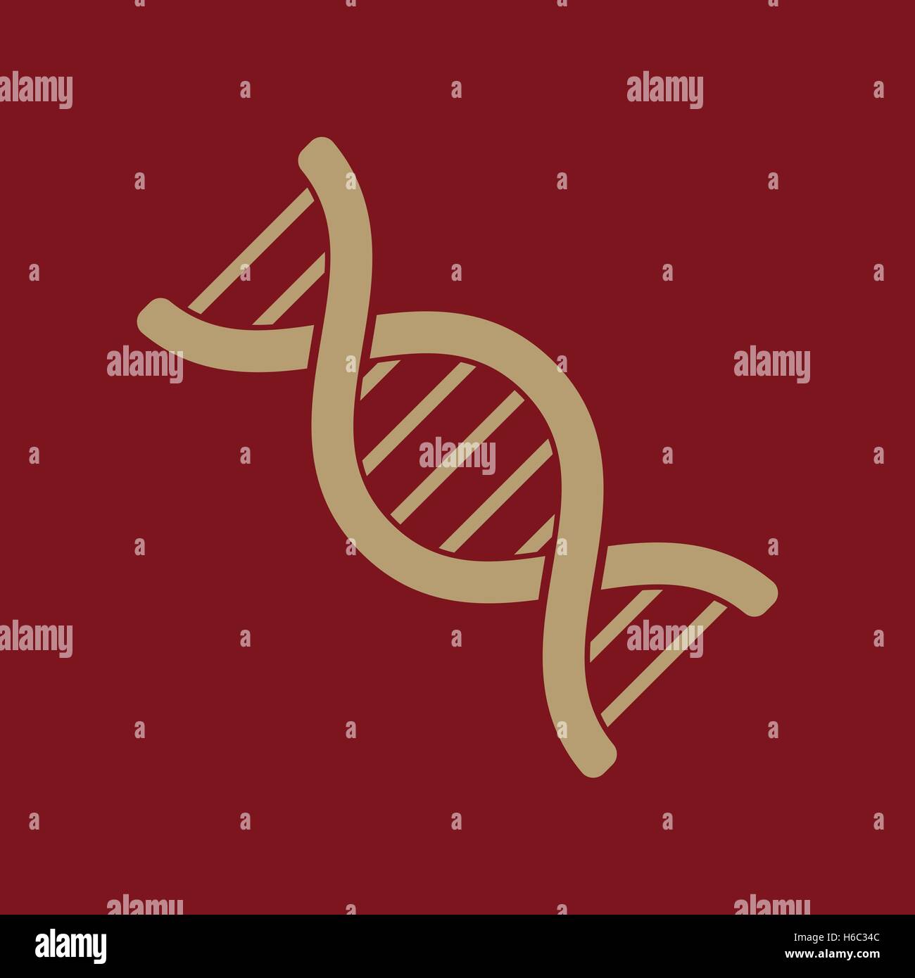 The dna icon. Genetic symbol. Flat Stock Vector Image & Art - Alamy