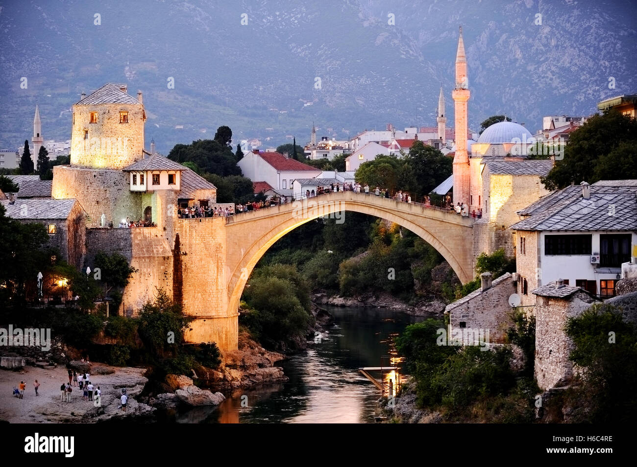 Mostar night hi-res stock photography and images - Alamy