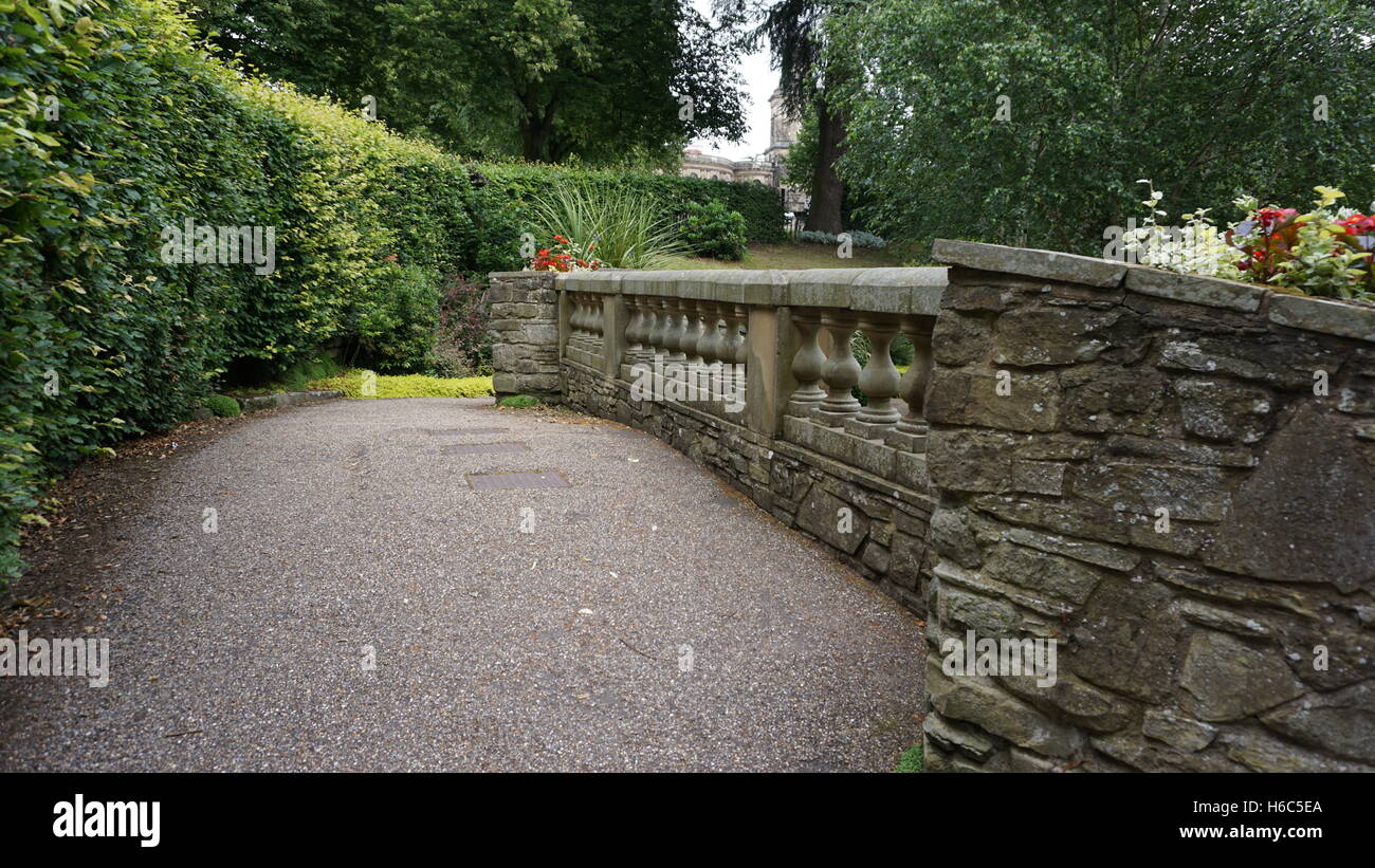 Inside of garden Stock Photo - Alamy