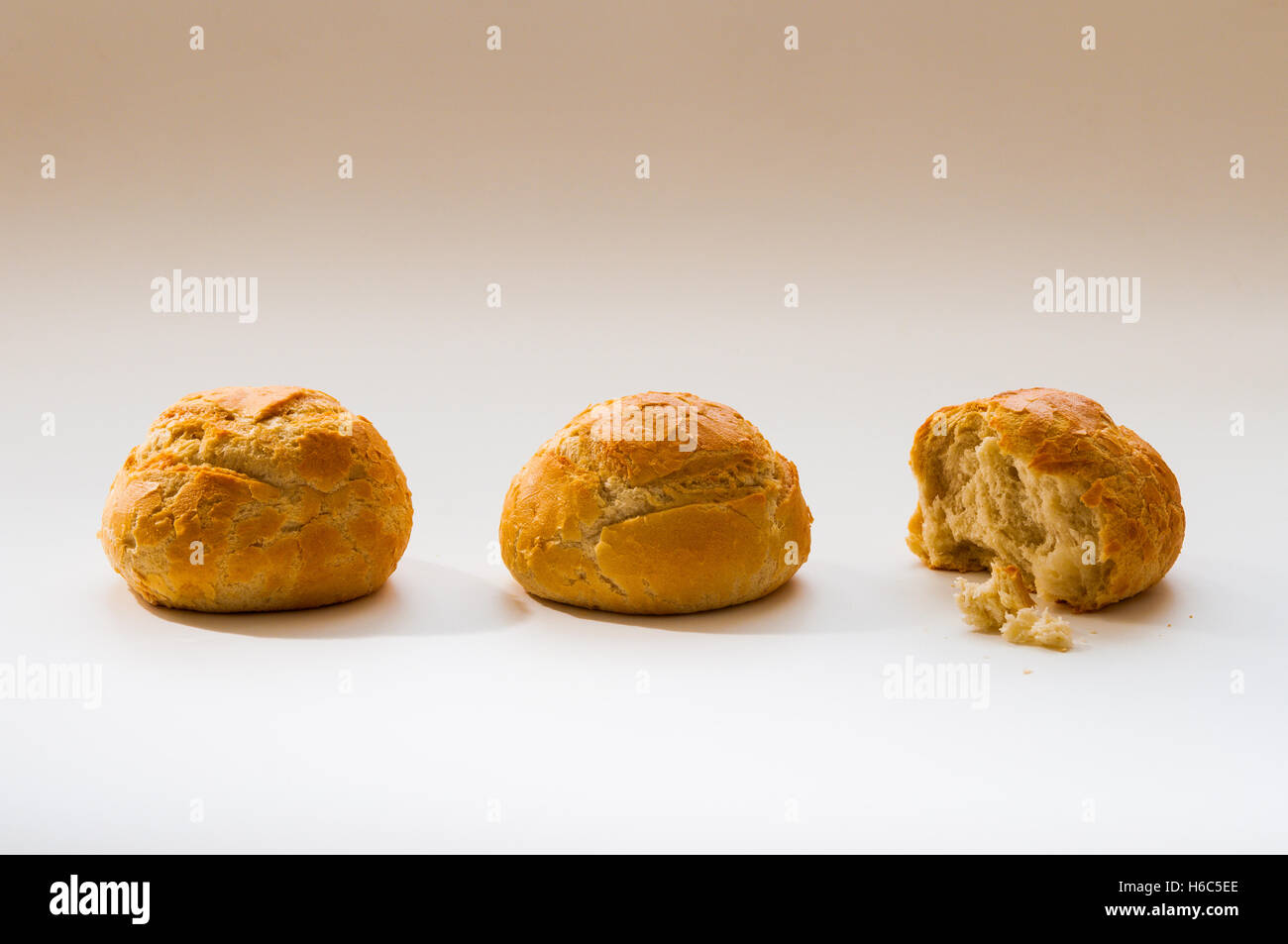 White crusty bread roll crumbs hi-res stock photography and images - Alamy