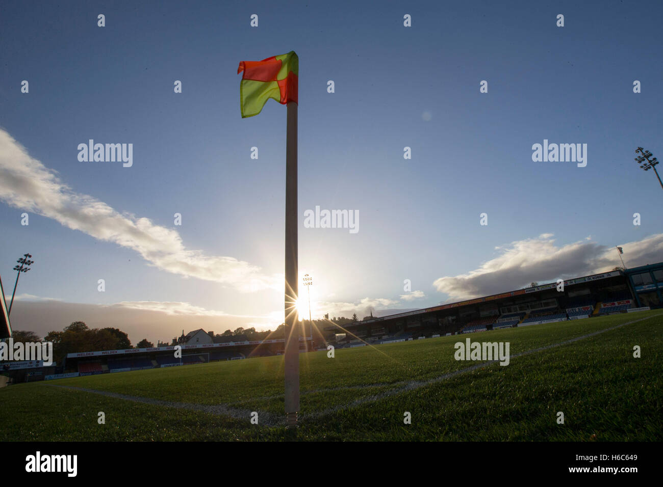 General view of the Global Energy Stadium before the Ladbrokes Scottish ...