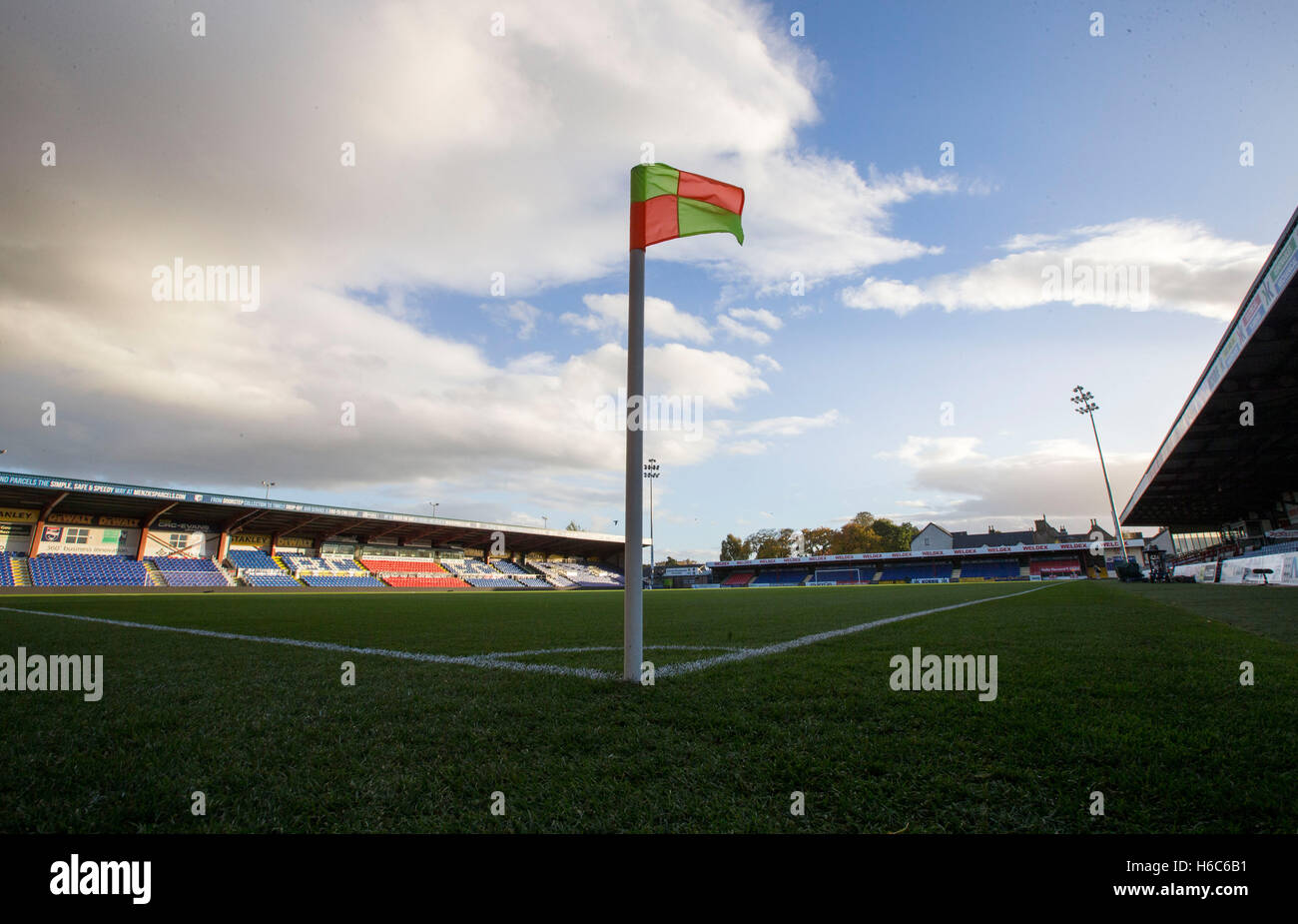 General view of the Global Energy Stadium before the Ladbrokes Scottish ...