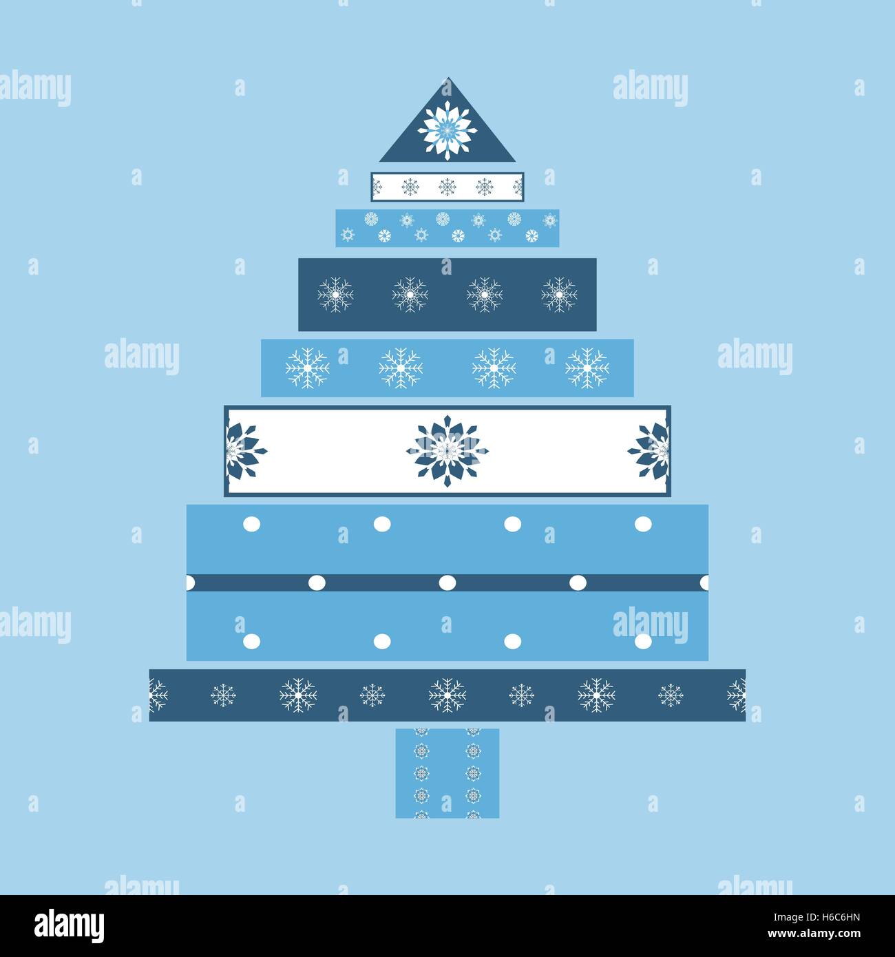 Christmas tree decorations silver Stock Vector Images - Alamy