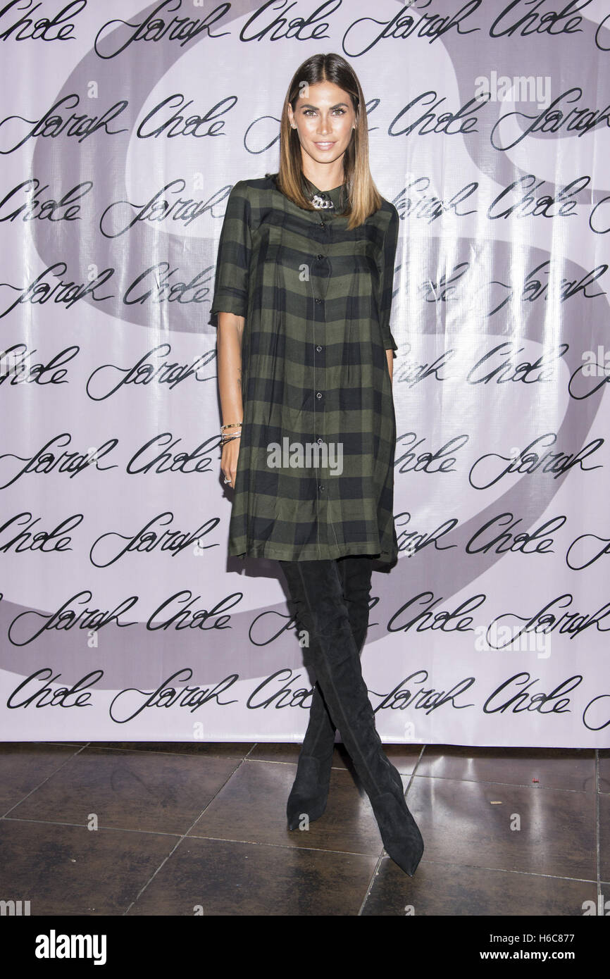Melissa Satta attending the Melissa Satta for Sarah Chole show at Milan ...