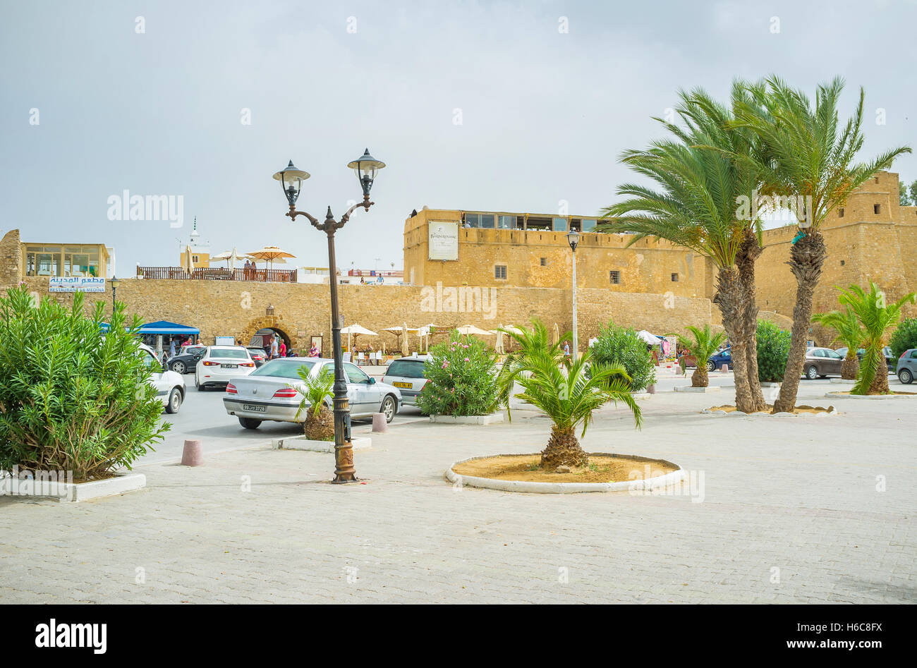 The main city promenade is leading to the fortress that is the centre ...