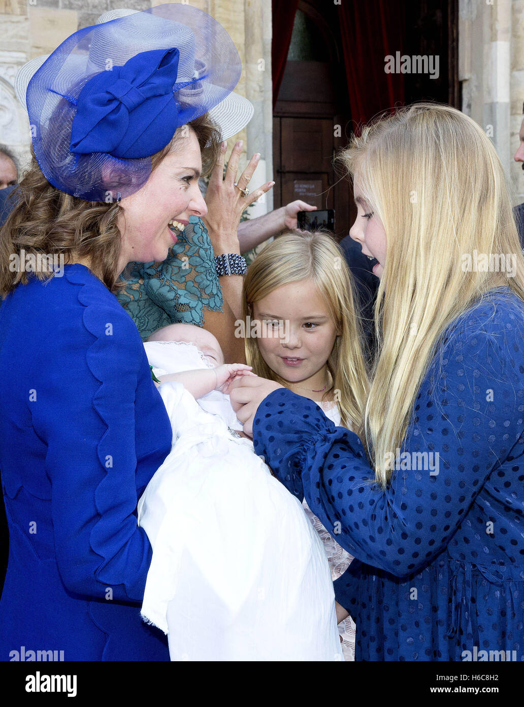 Princess Amalia, Princess Annemarie and Princess Ariane attending the ...