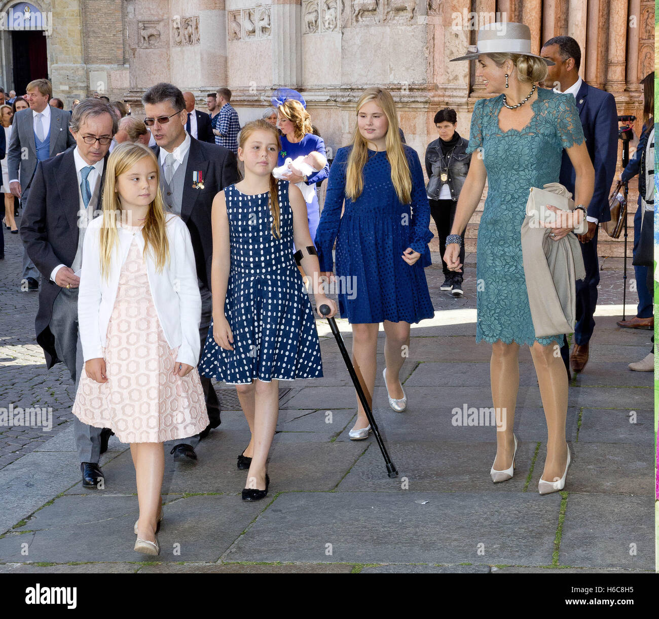 Queen Maxima, Princess Amalia, Princess Alexia and Princess Ariane ...