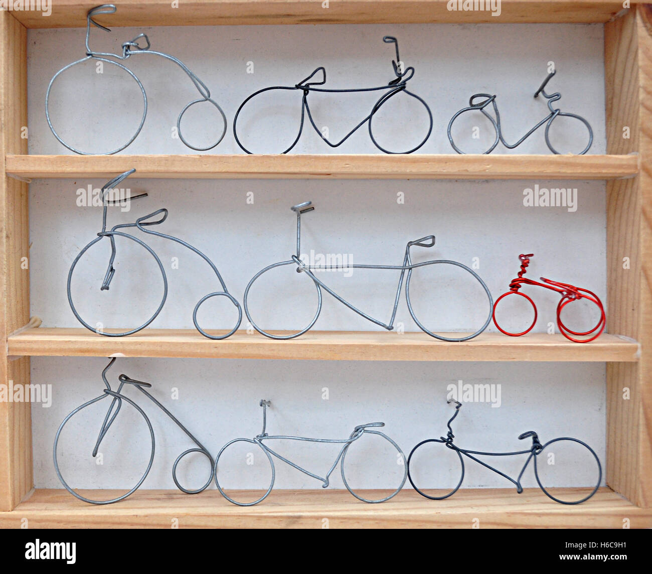 wire bicycle collection Stock Photo - Alamy