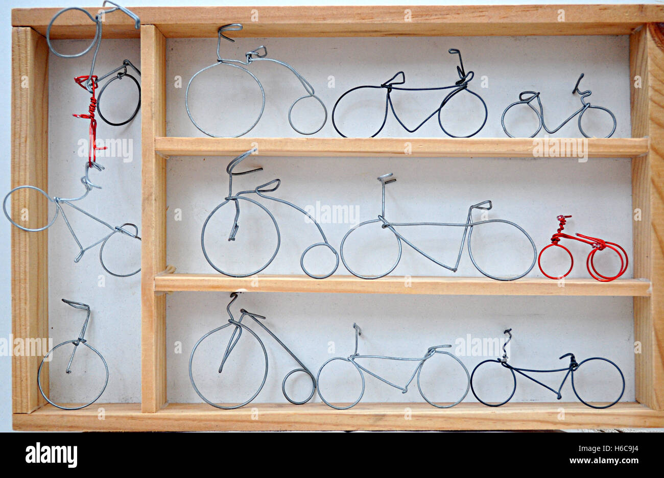 wire bicycle collection Stock Photo - Alamy