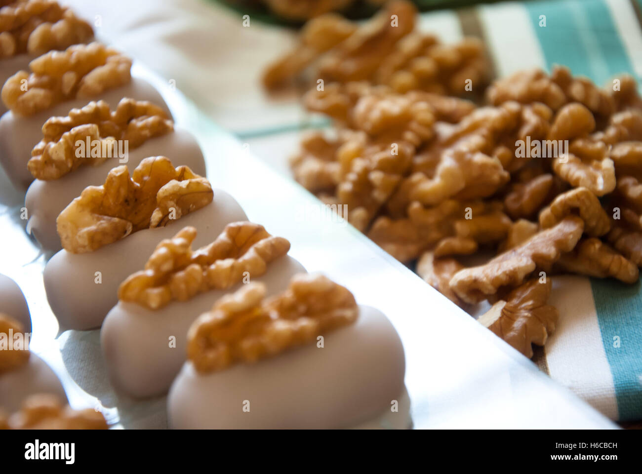 Handmade hazelnuts sweets Stock Photo - Alamy