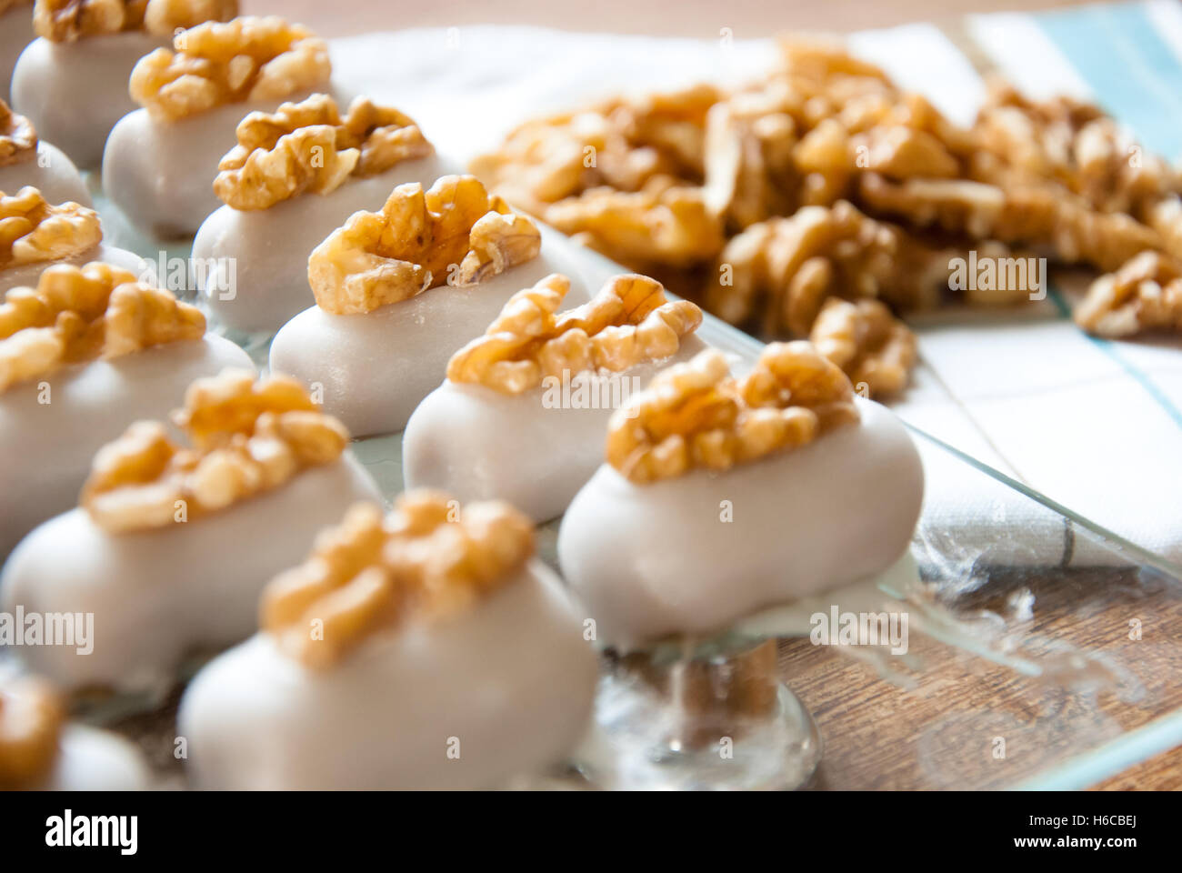 Handmade hazelnuts sweets Stock Photo - Alamy