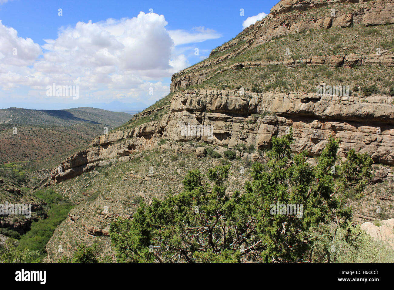 New Mexico mountain arid desert Stock Photo - Alamy