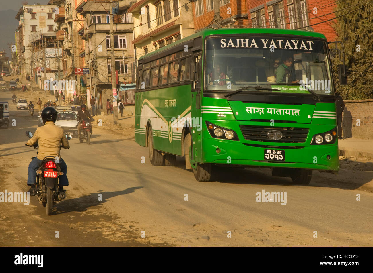 Kathmandu traffic hi-res stock photography and images - Alamy