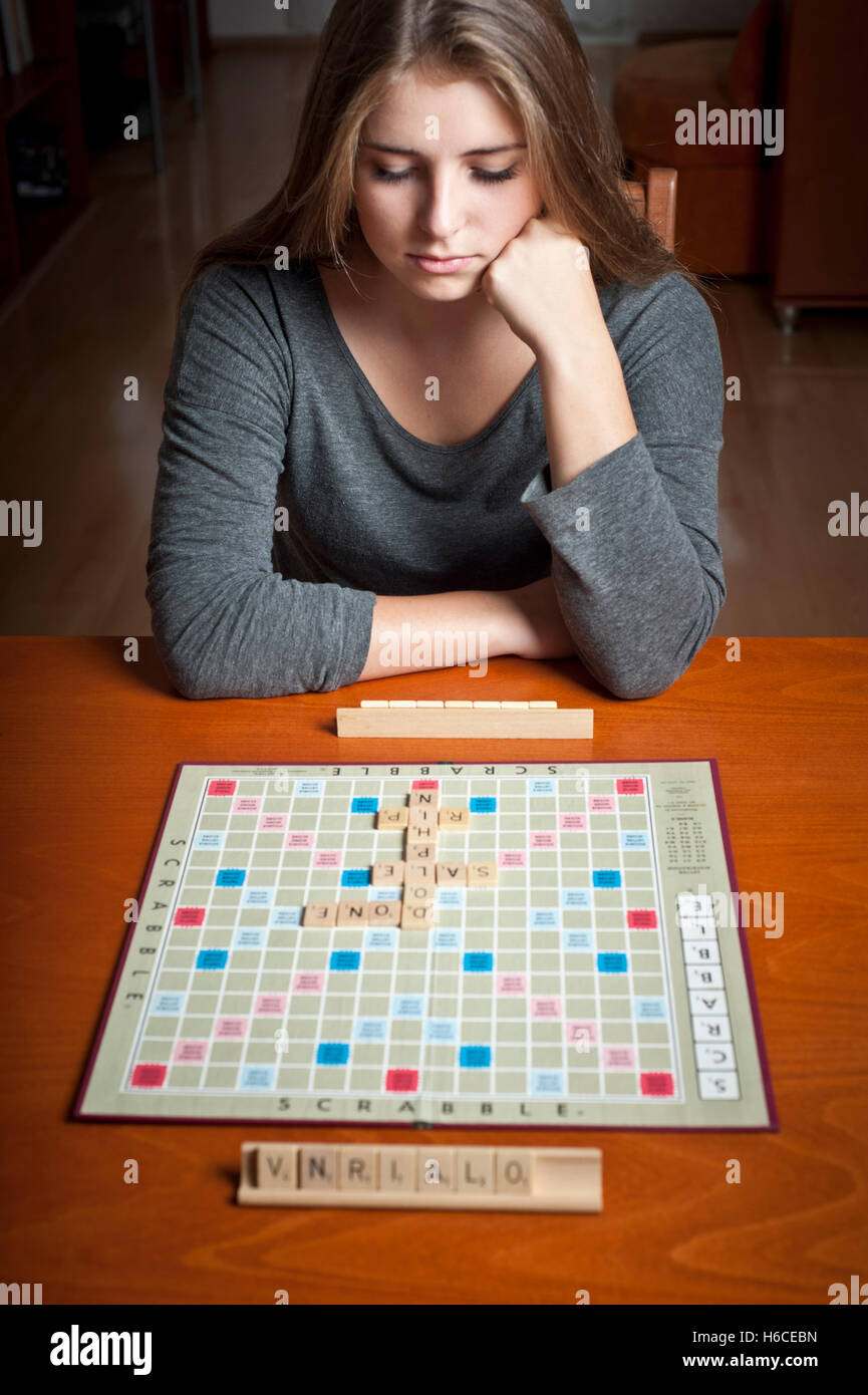People Playing Scrabble