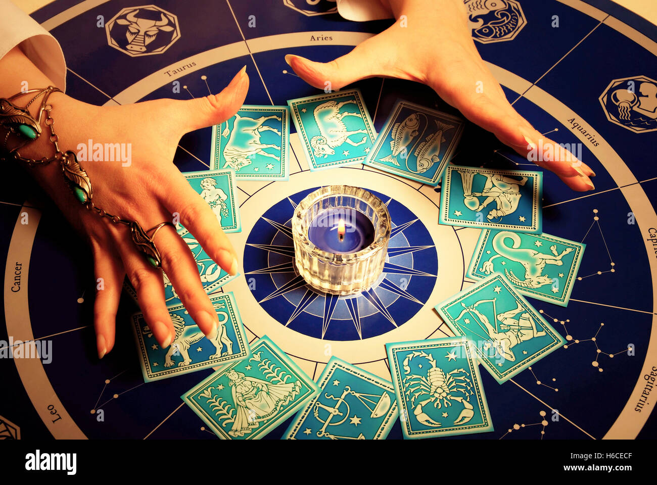 astrology and divination Stock Photo - Alamy