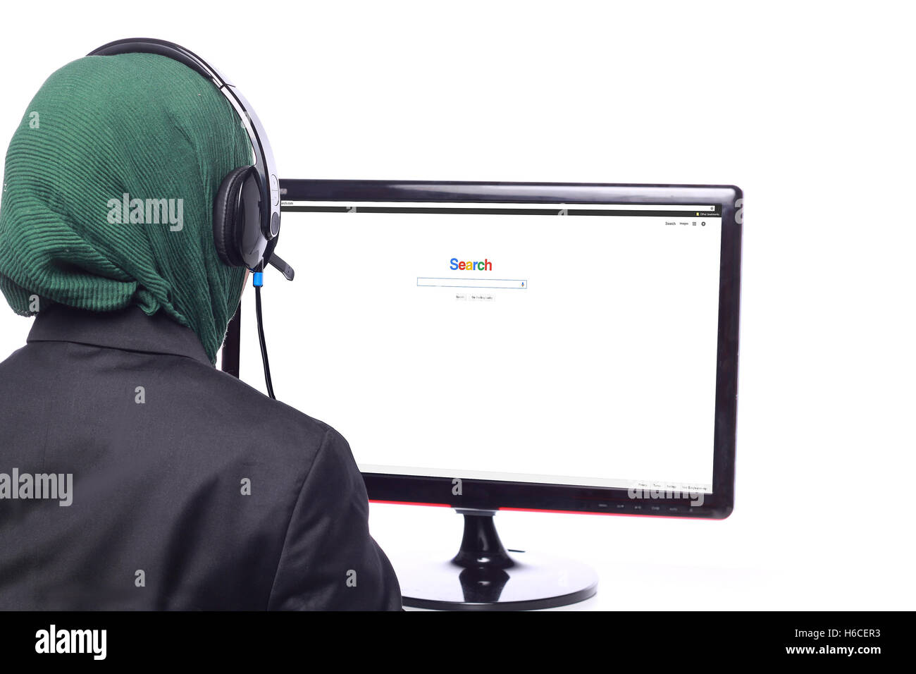 search form concept isolated on white background Stock Photo - Alamy