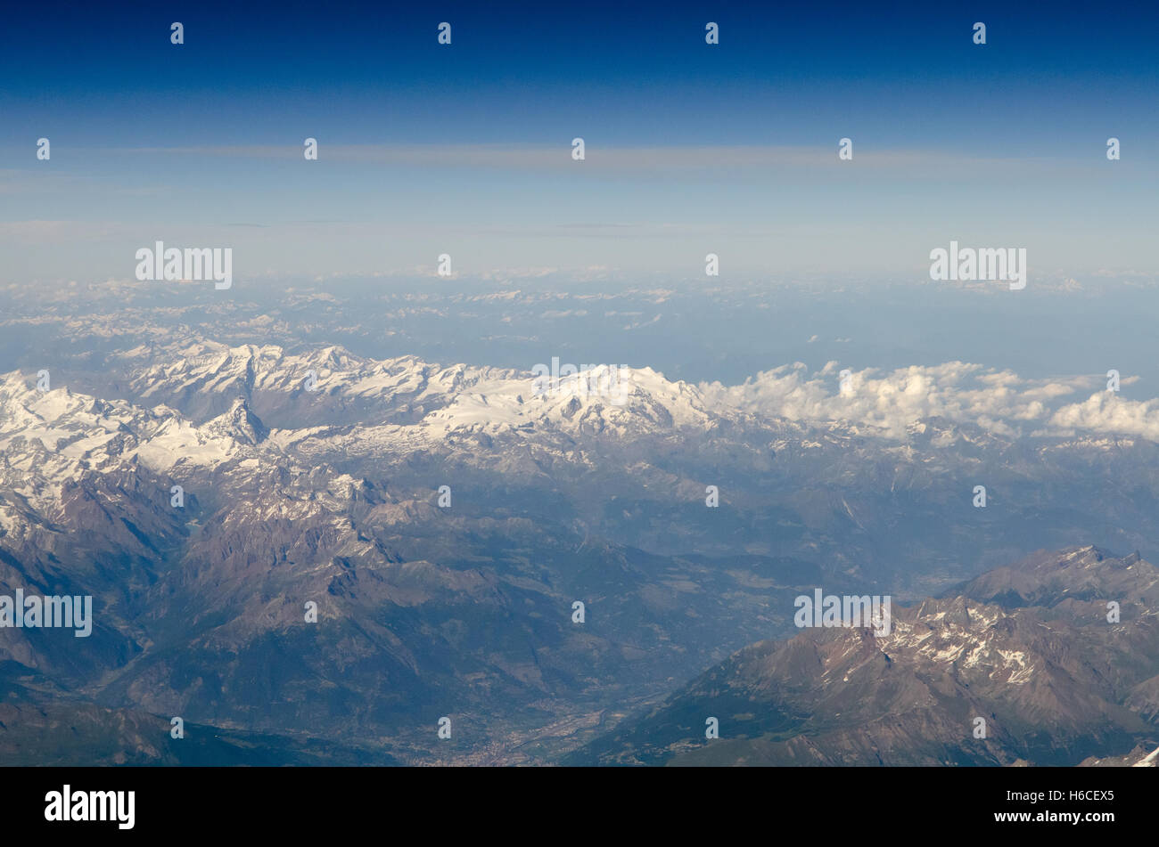 Aerial view Switzerland Stock Photo - Alamy
