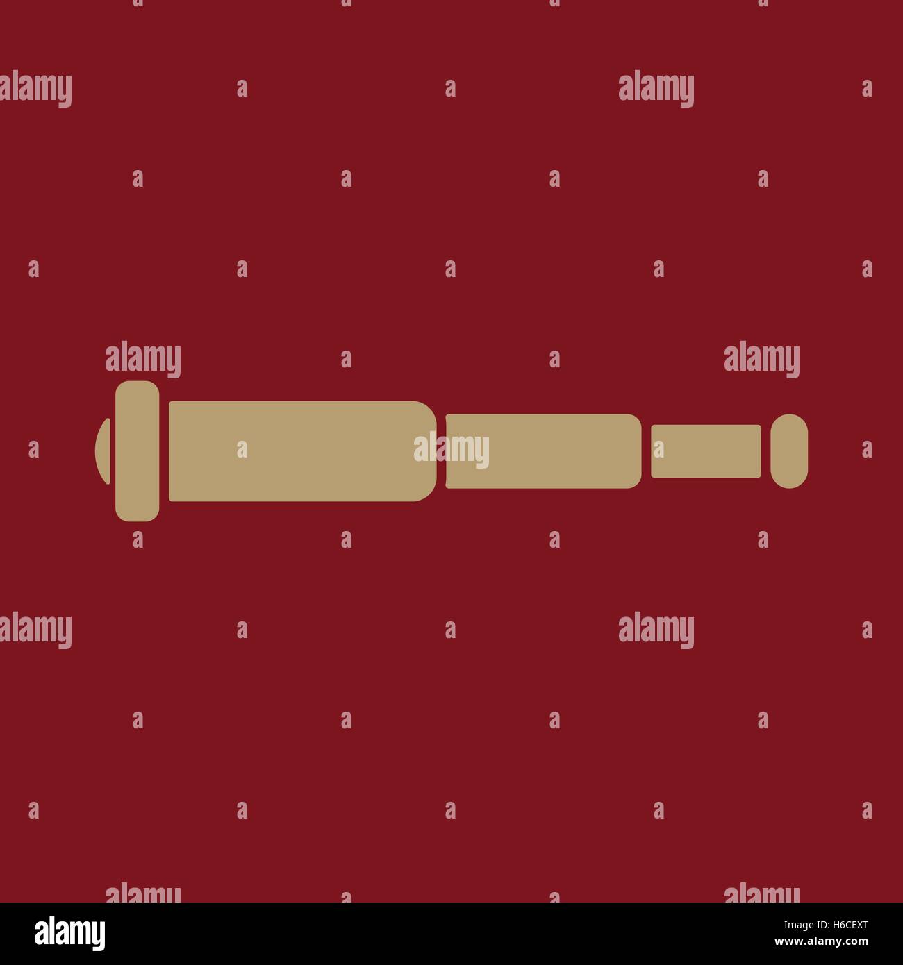 The spyglass icon. Search symbol. Flat Vector illustration. Button Set ...