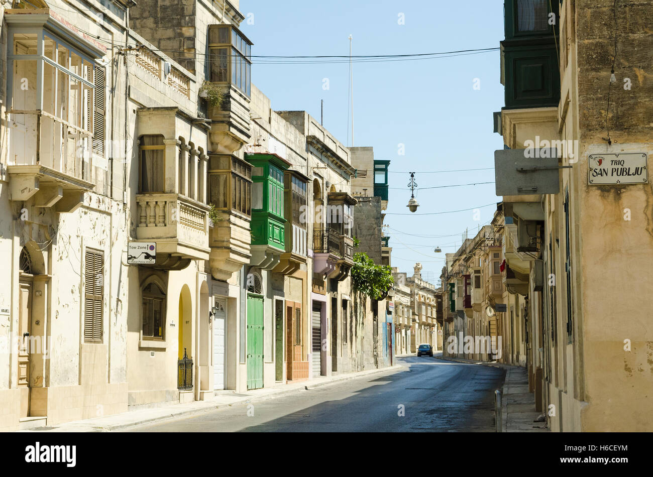 Old town Ir-Rabat in Malta Stock Photo - Alamy