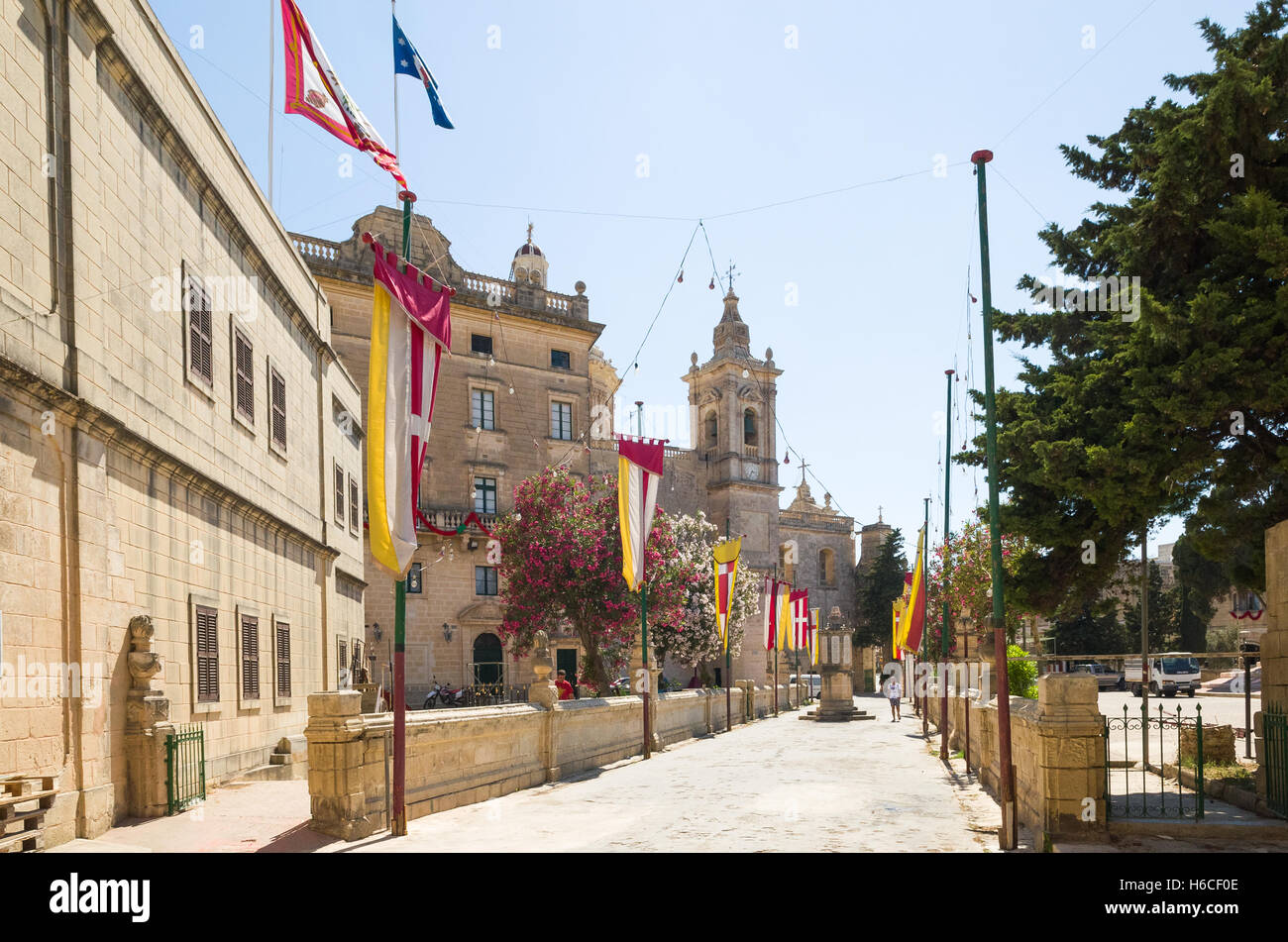 Old town Ir-Rabat in Malta Stock Photo - Alamy