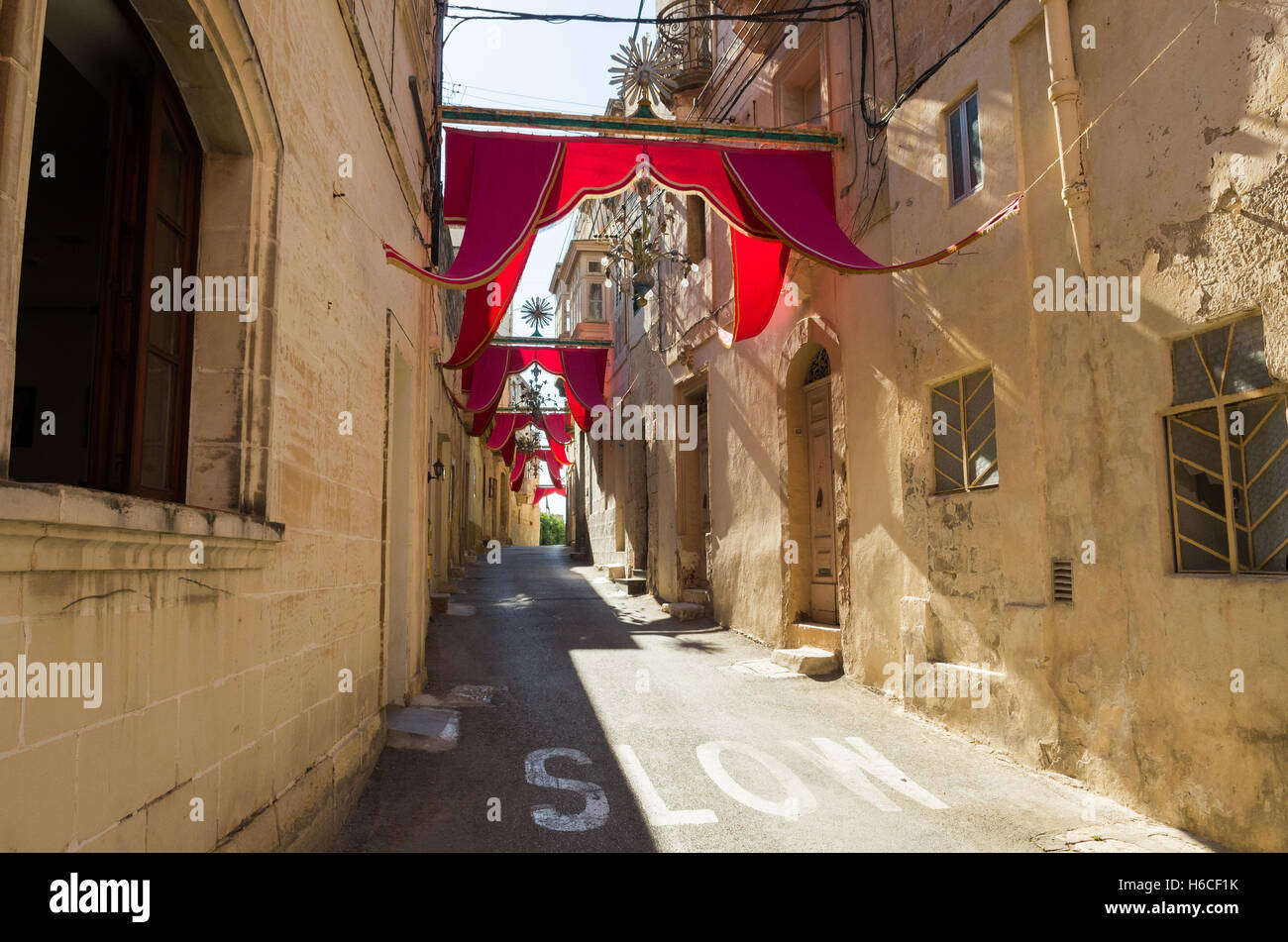 Old town Ir-Rabat in Malta Stock Photo - Alamy