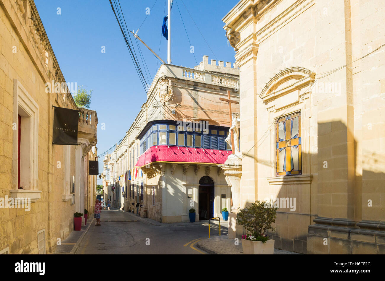 Old town Ir-Rabat in Malta Stock Photo - Alamy