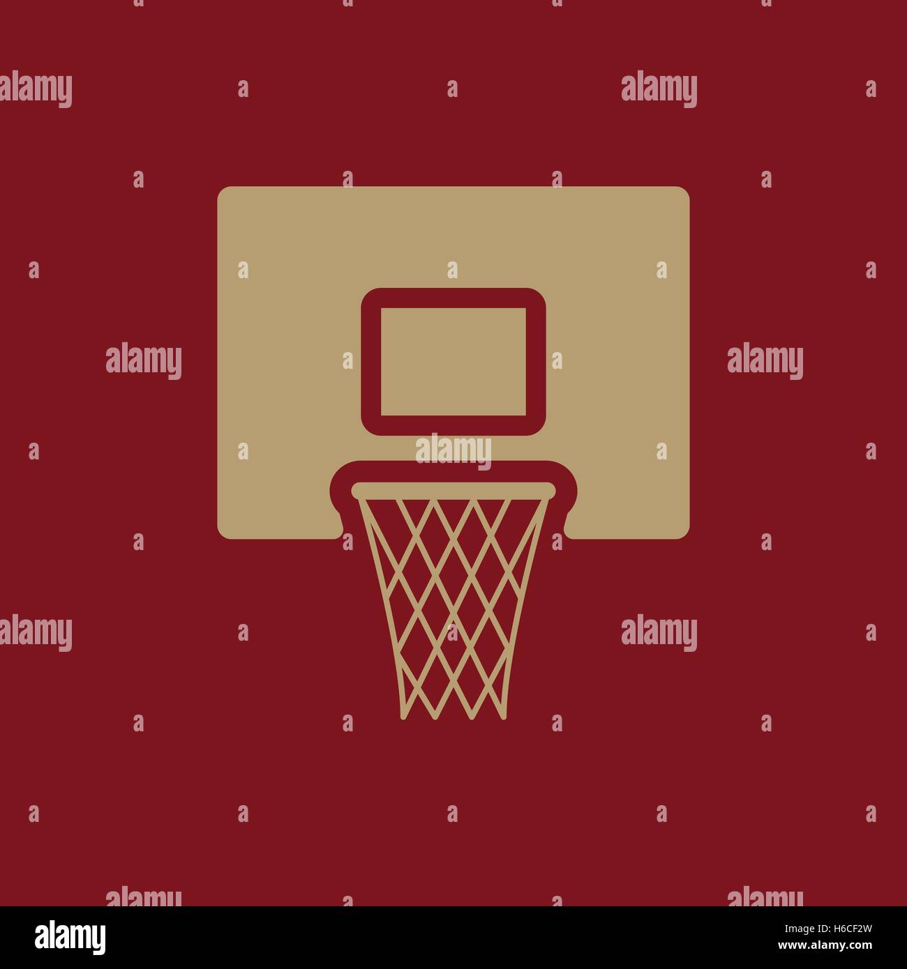 The basketball icon. Game symbol. Flat Vector illustration Stock Vector ...