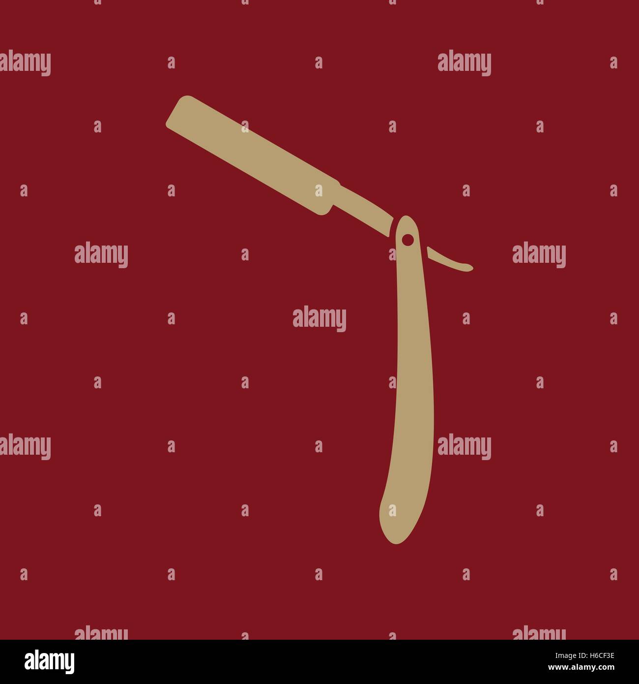 The razor icon. Shaver symbol. Flat Vector illustration Stock Vector ...