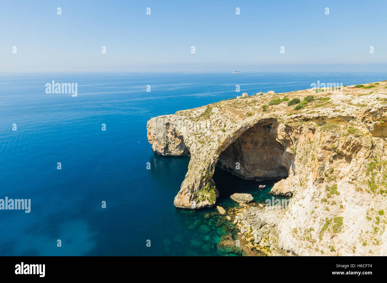 Blue grotto arch on hi-res stock photography and images - Alamy