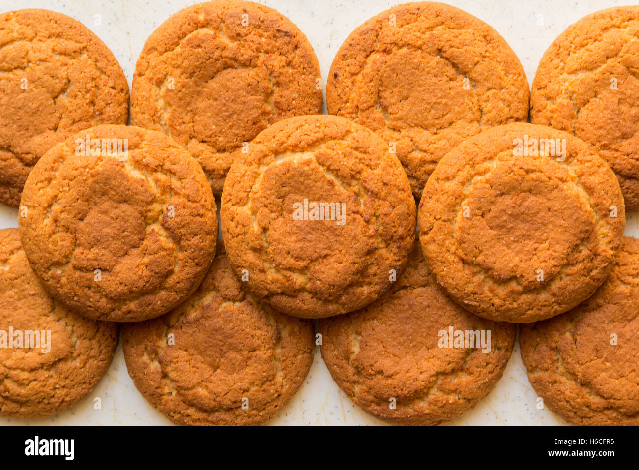 delicious round cookies Stock Photo - Alamy