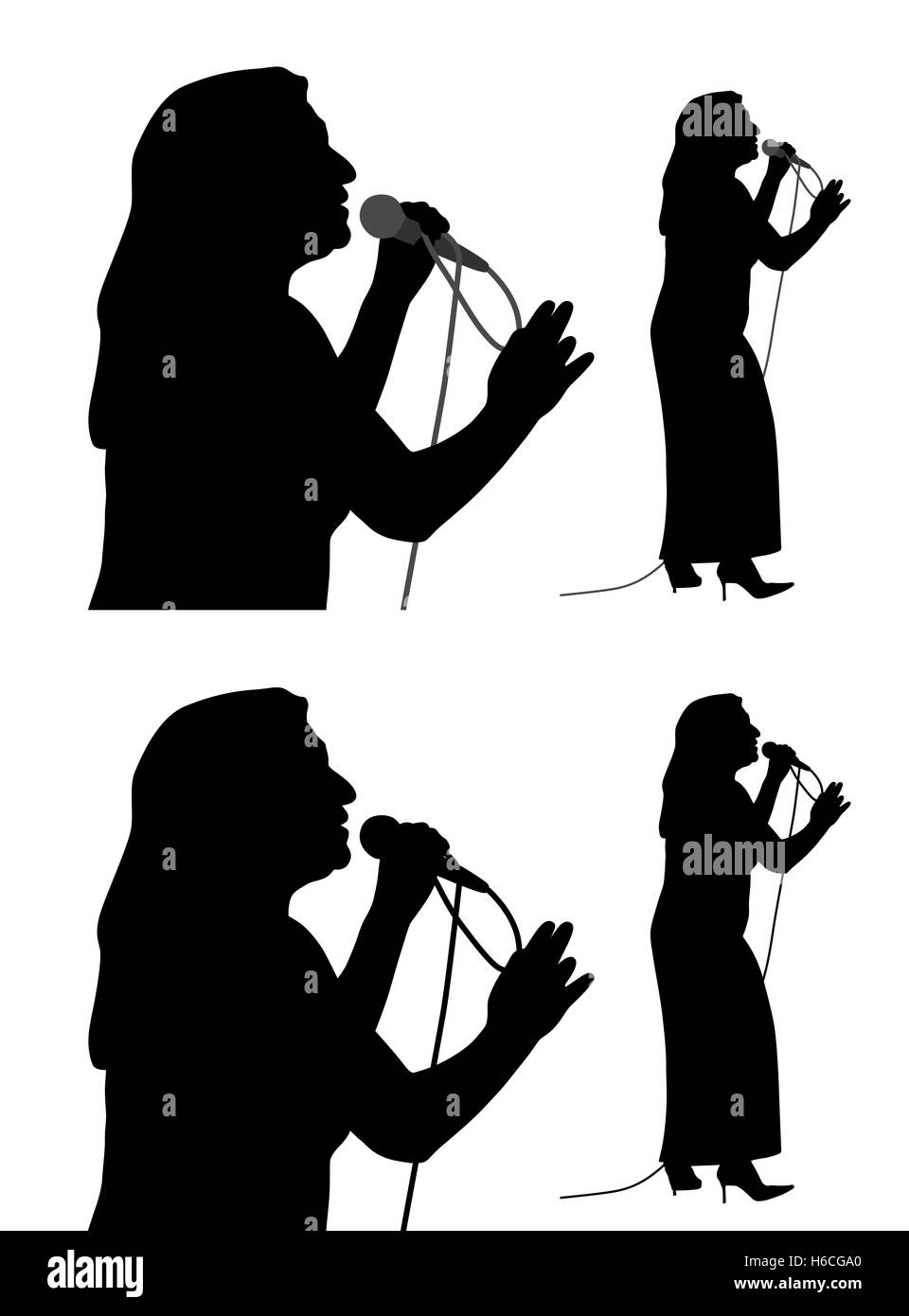 Singer opera singer Cut Out Stock Images & Pictures - Alamy