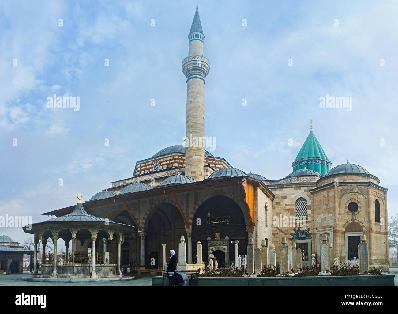 The Mevlana Museum consists of the buildings of dervish lodge (tekke ...