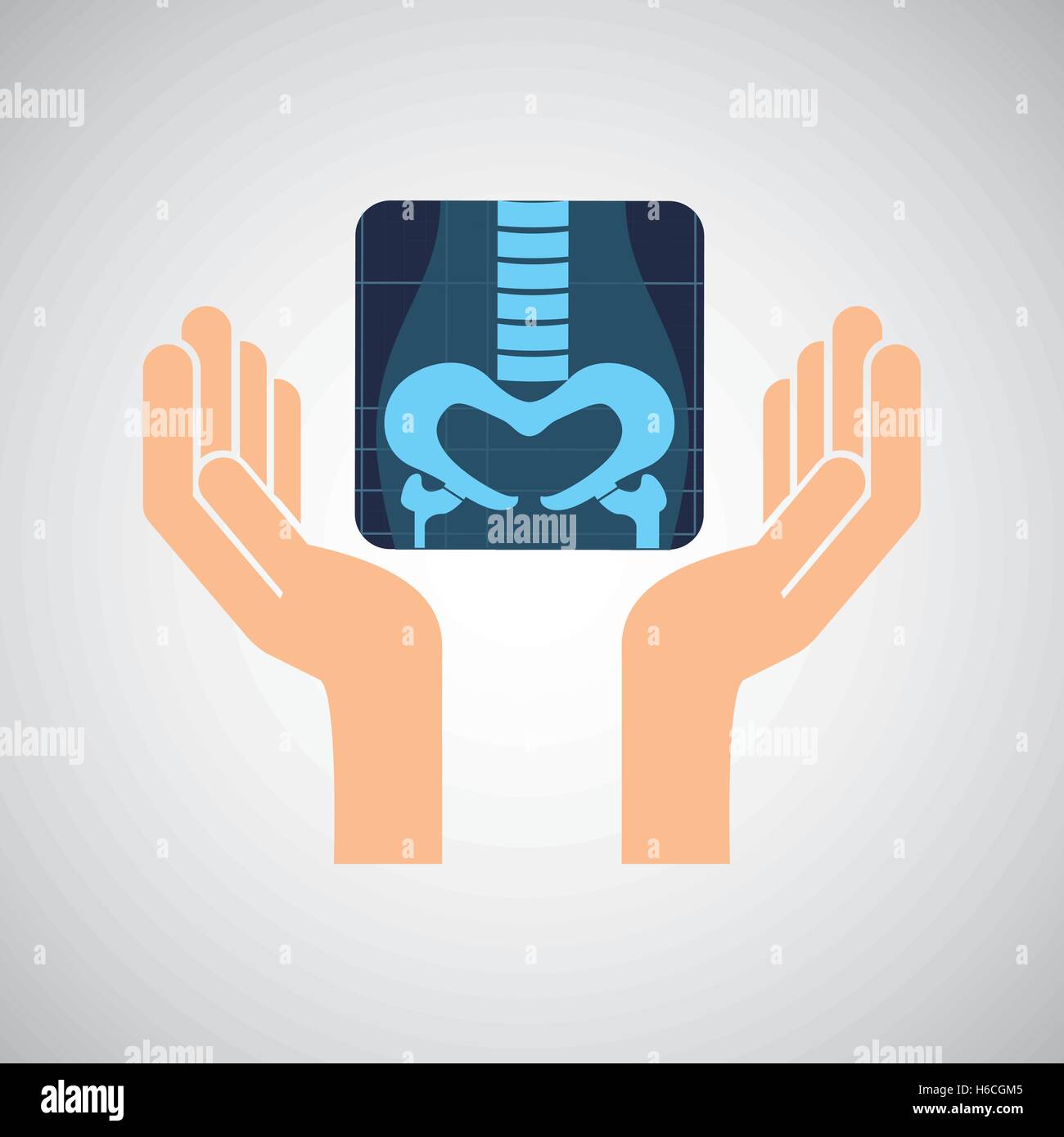 X ray hands Stock Vector Images - Alamy