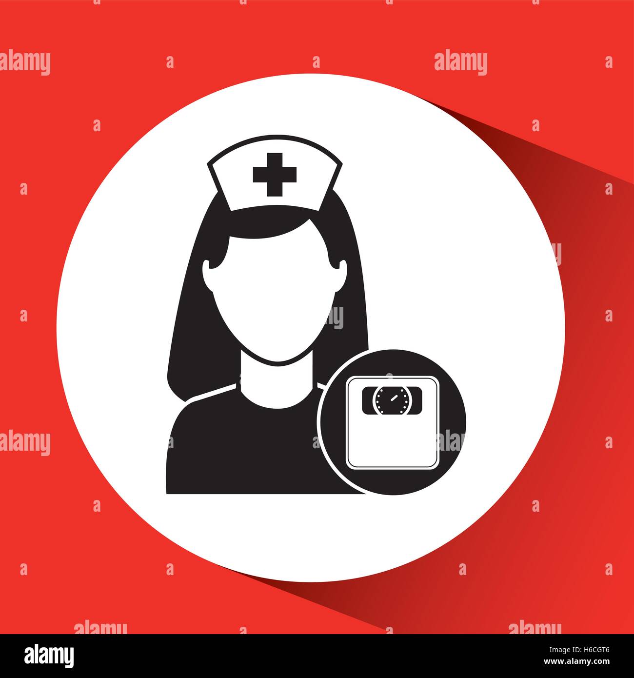weight scale hospital building icon Stock Vector Image & Art - Alamy