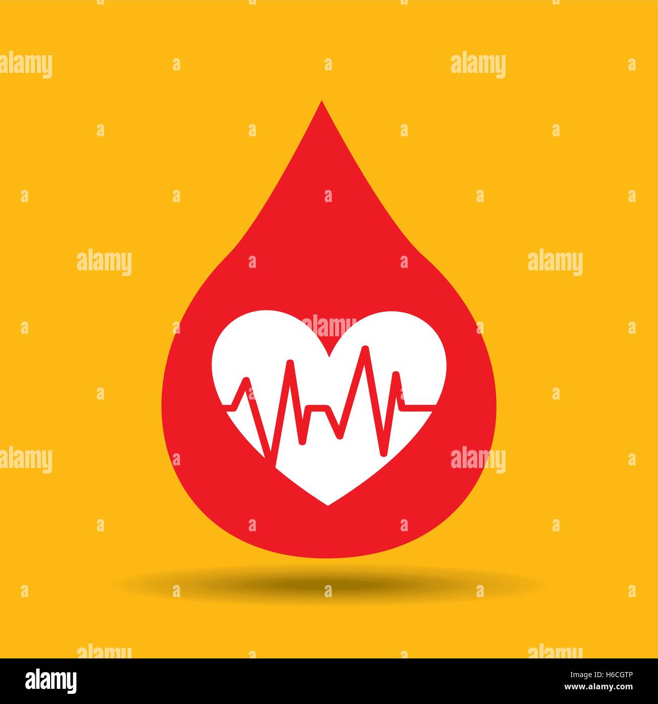 hands care cardiology heart pulse icon Stock Vector Image & Art - Alamy