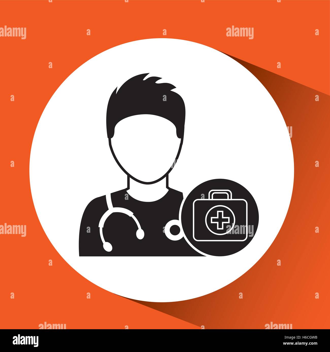 nurse cartoon kit first aid design Stock Vector Image & Art - Alamy
