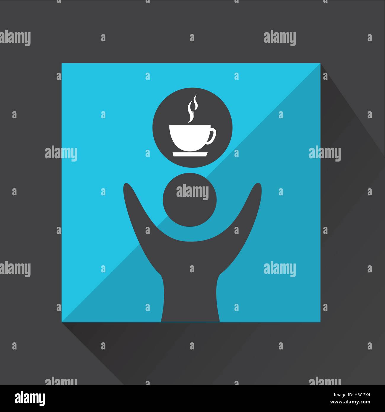 Teen coffee shop Stock Vector Images - Alamy