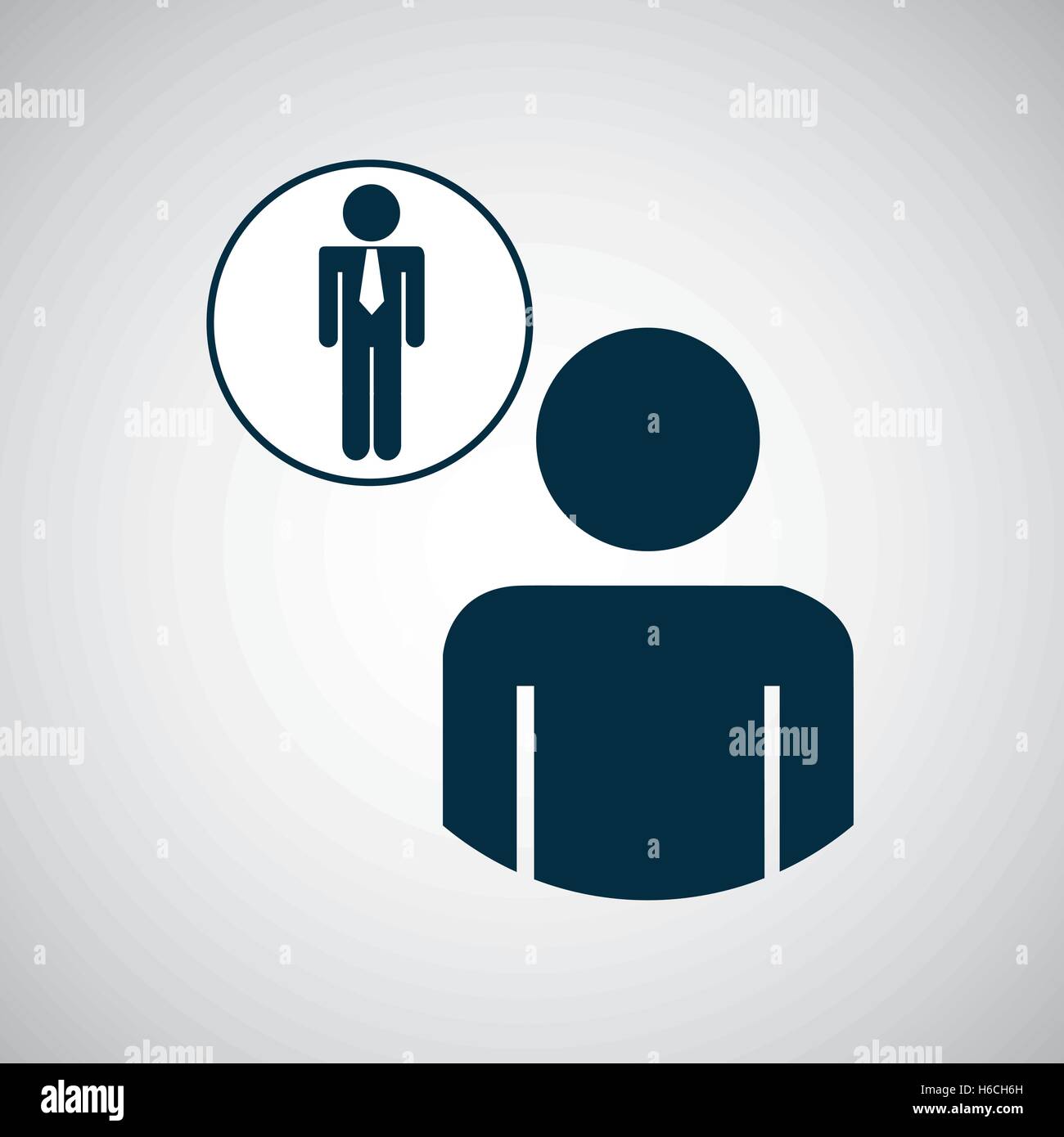 silhouette blue man character design icon Stock Vector Image & Art - Alamy