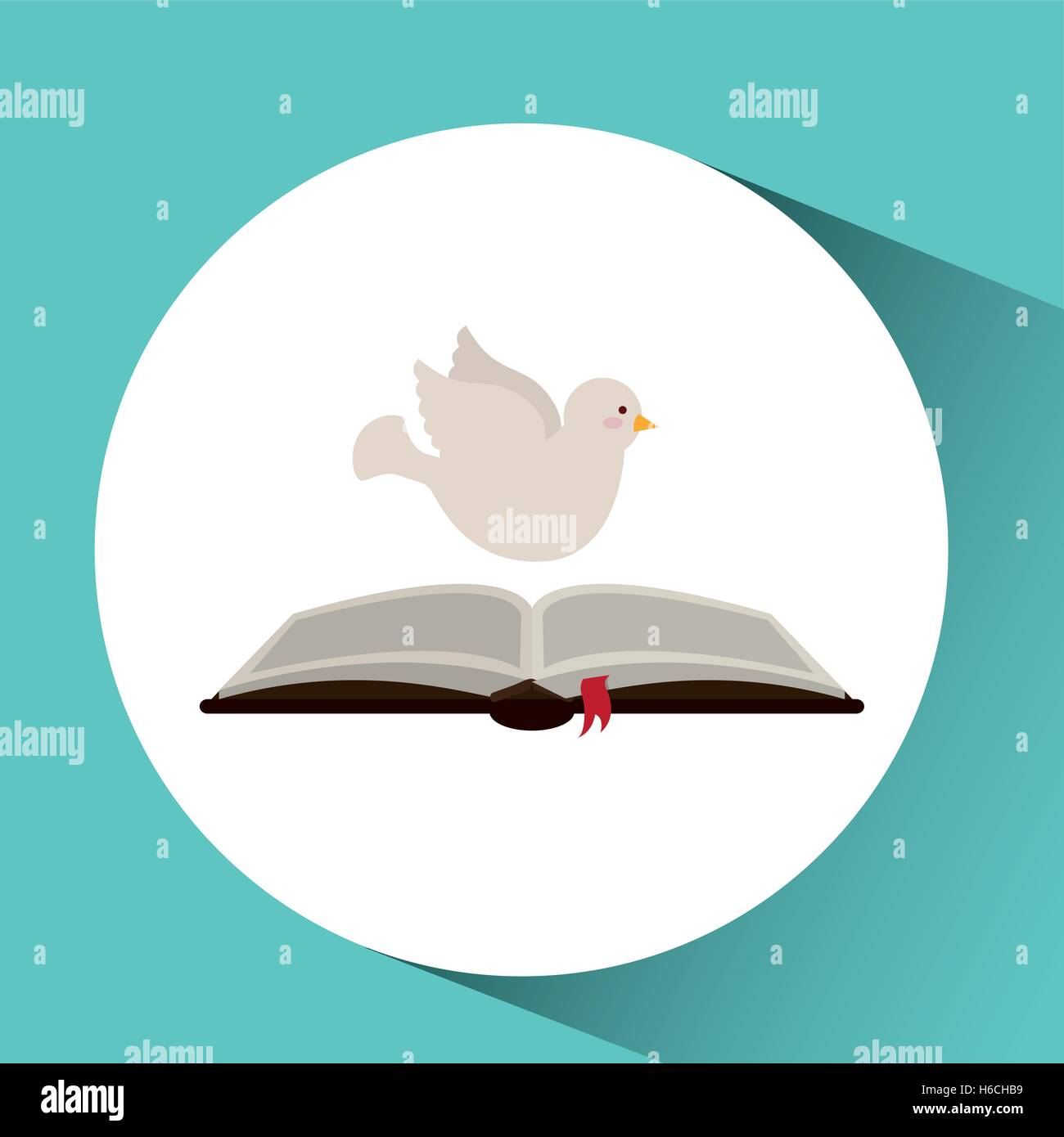 holy spirit open bible icon religion design Stock Vector Image & Art ...