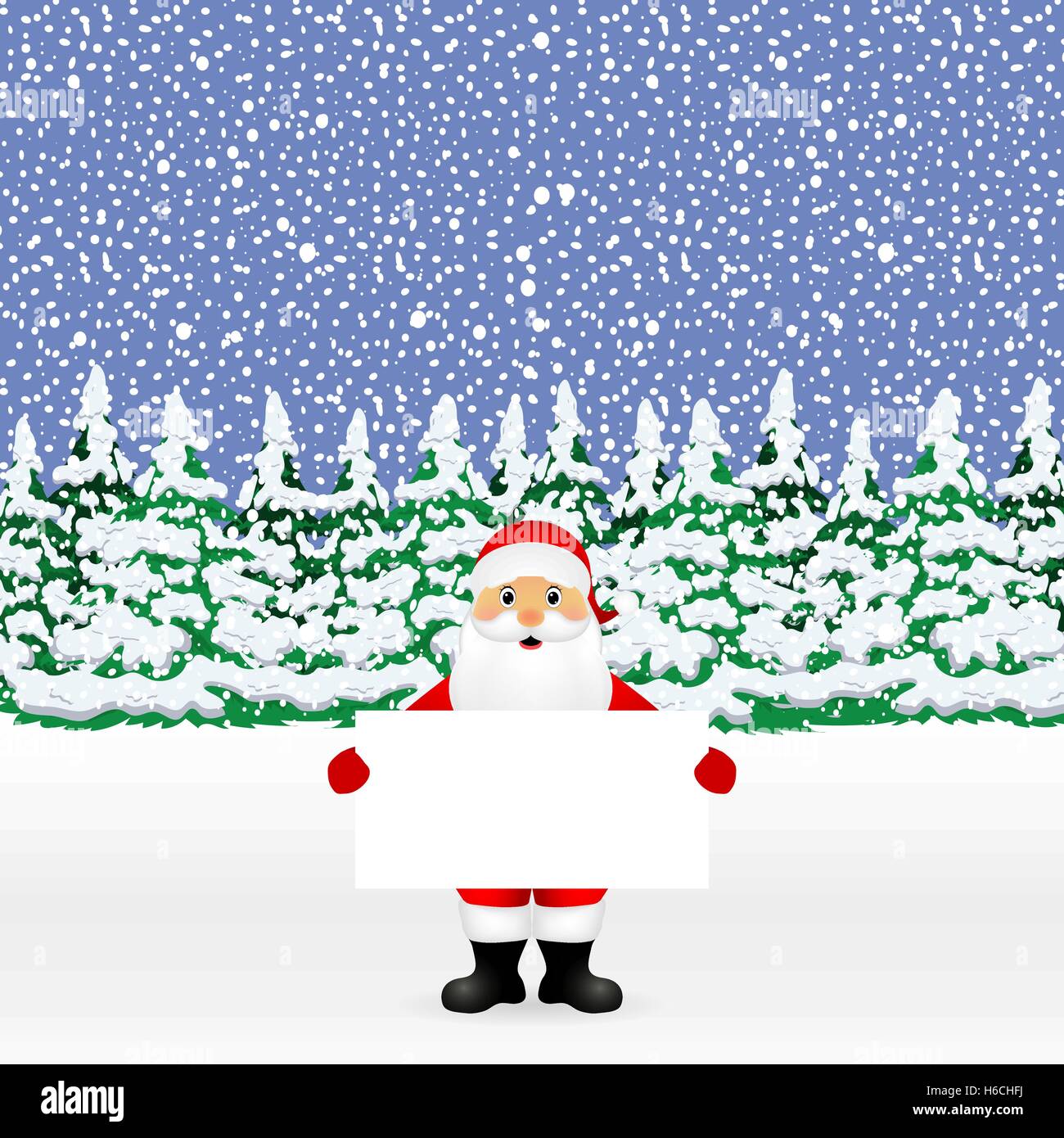 Vector cute santa claus peeping hi-res stock photography and images - Alamy