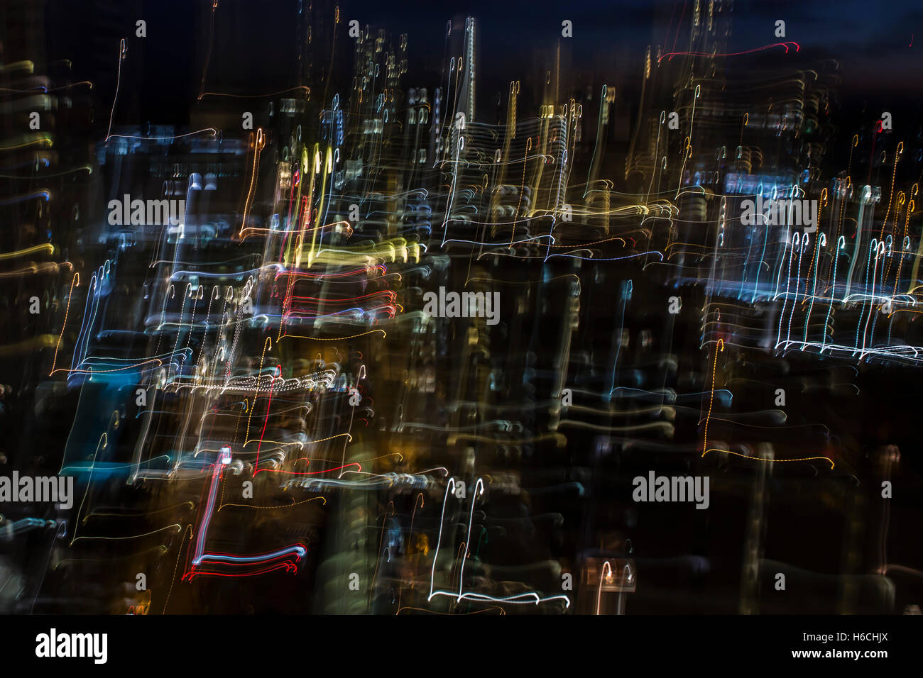 Slow shutter Landscape of Waikiki Stock Photo - Alamy