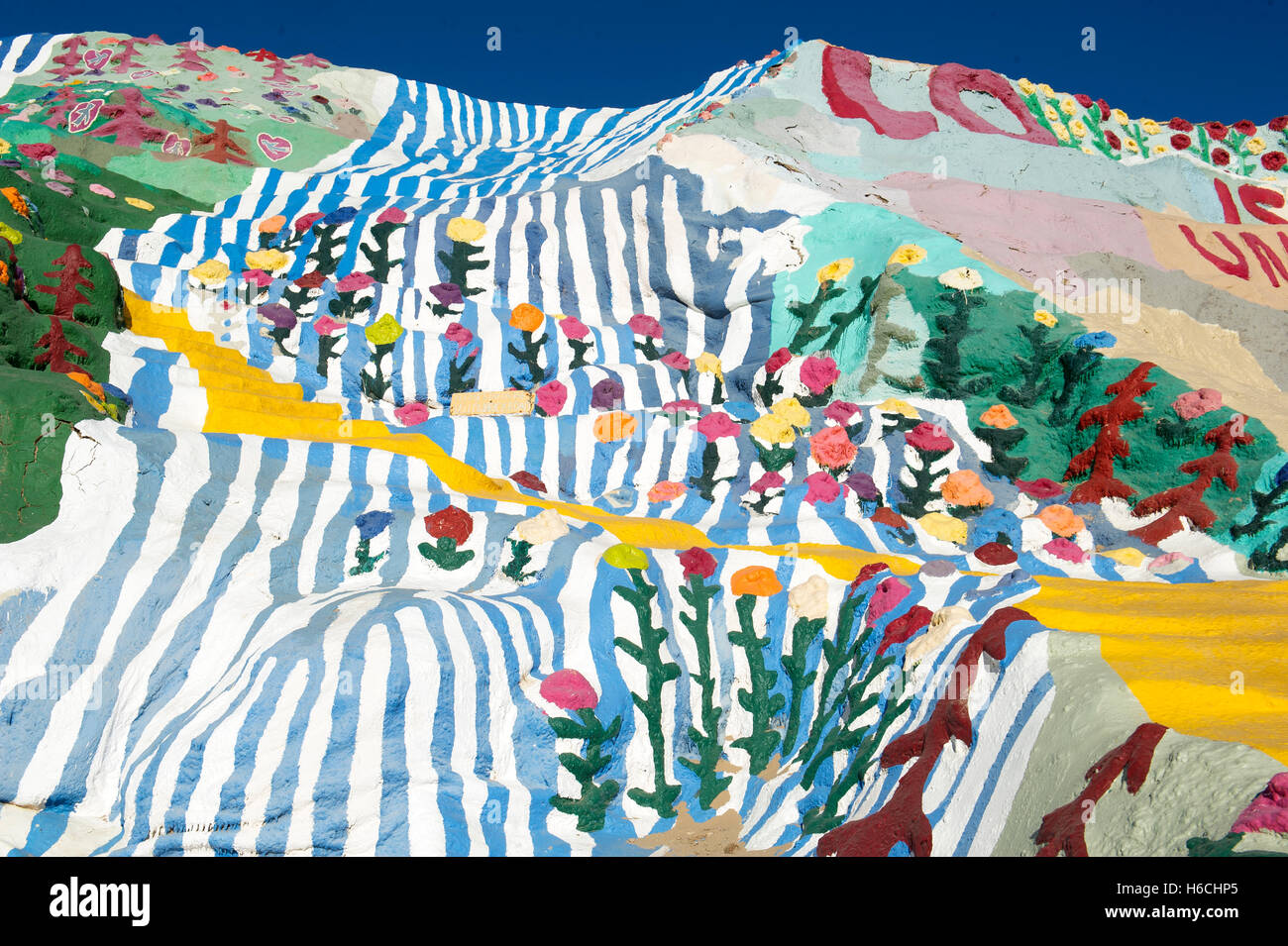 Salvation Mountain, Slab City, California, USA Stock Photo - Alamy
