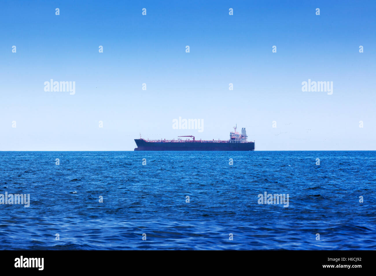 modern tanker in the ocean bay Stock Photo - Alamy