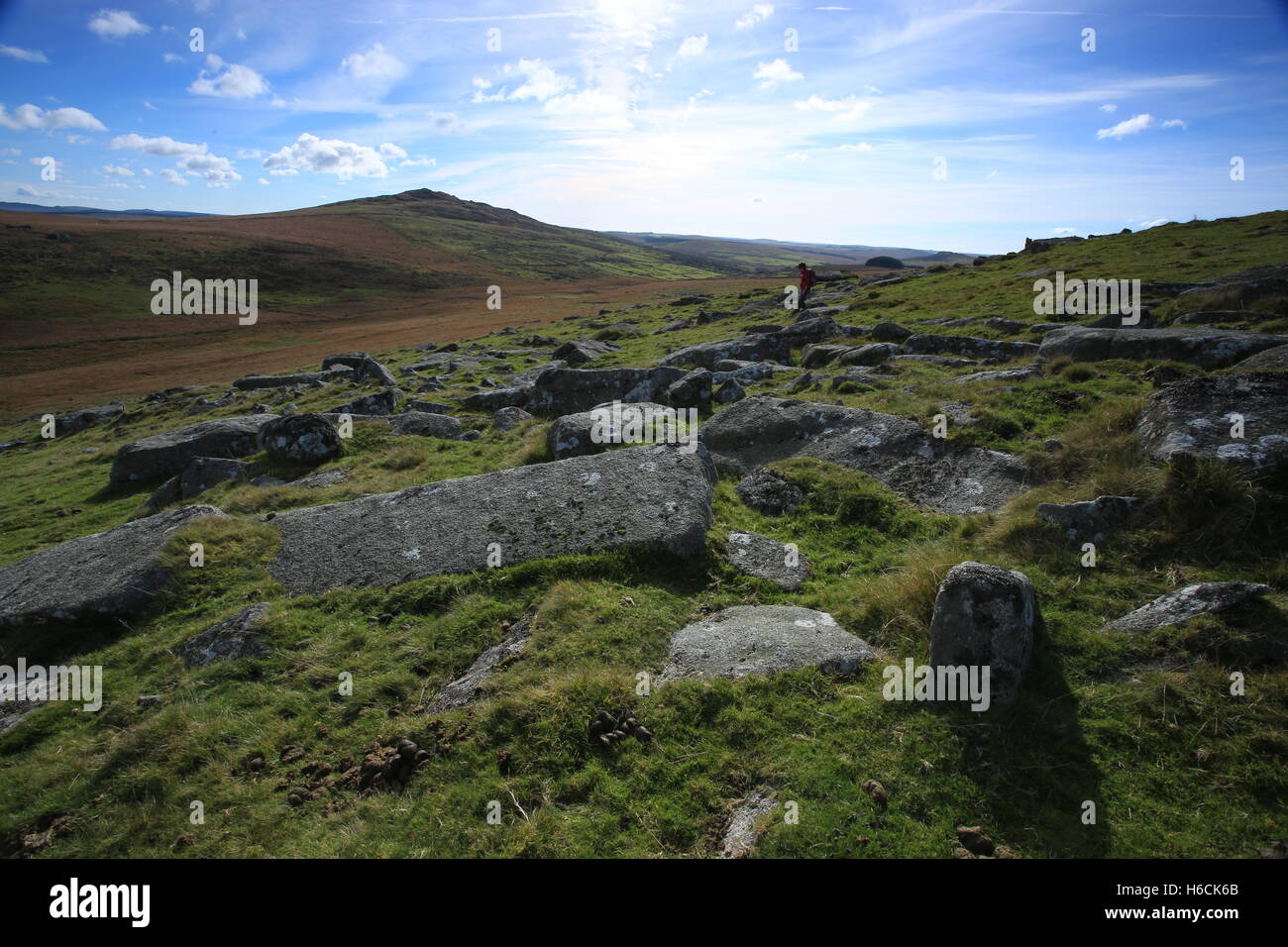A view of Bodmin moor in Cornwall Stock Photo - Alamy