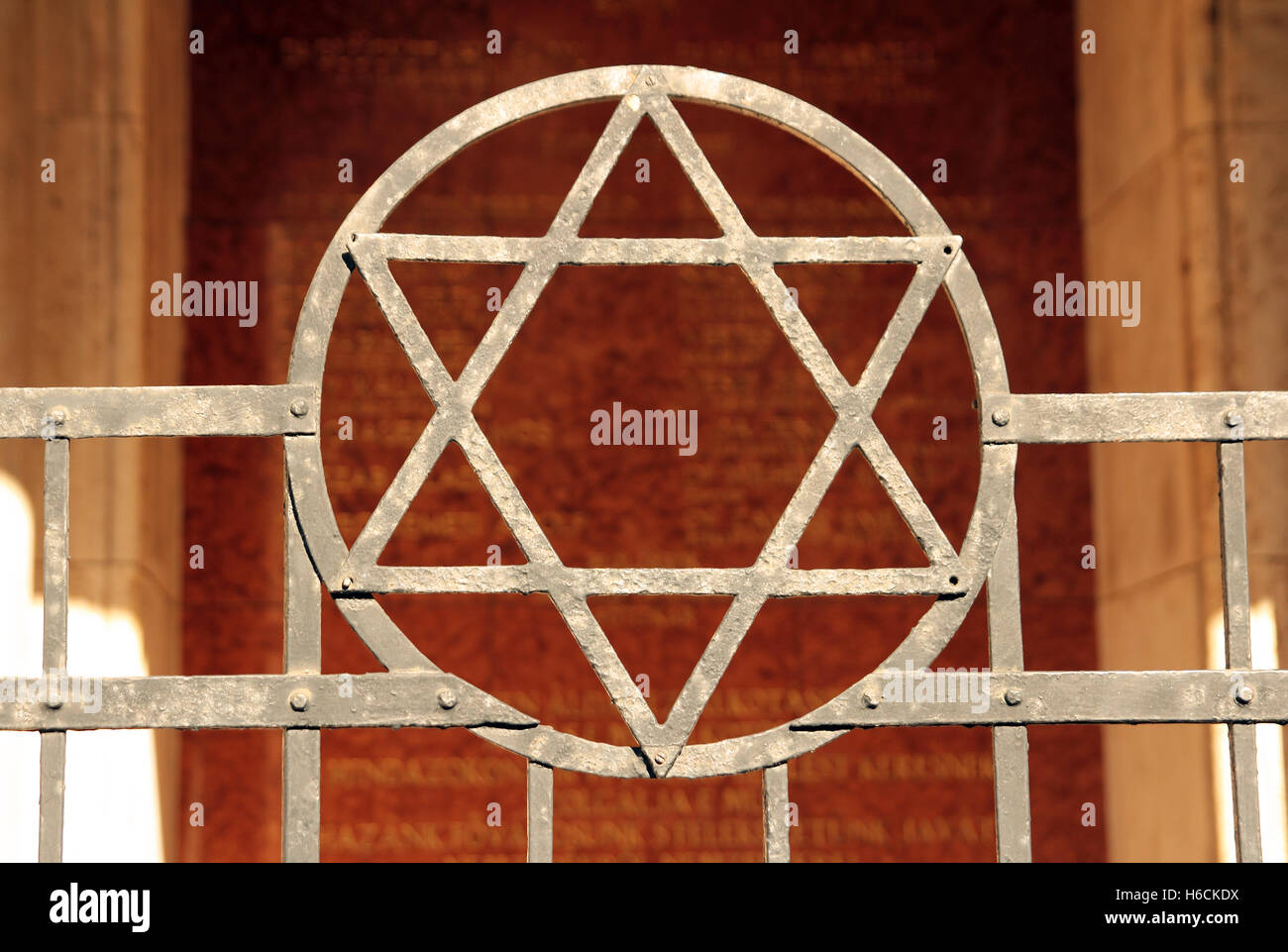 Star david on metal hi-res stock photography and images - Alamy