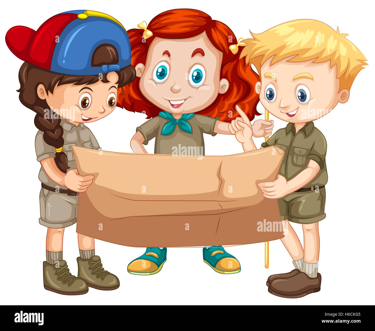 Child drawing map hi-res stock photography and images - Alamy