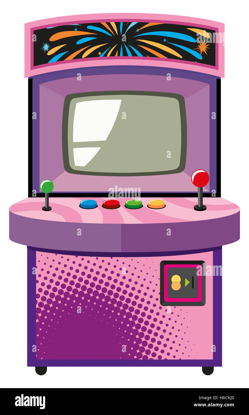 Arcade machine clipart Cut Out Stock Images & Pictures - Alamy