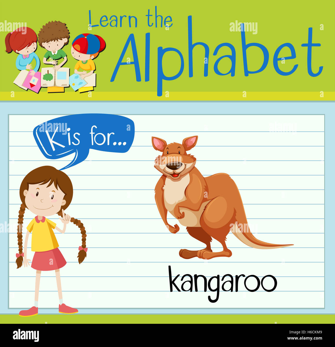 K is for kangaroo hi-res stock photography and images - Alamy
