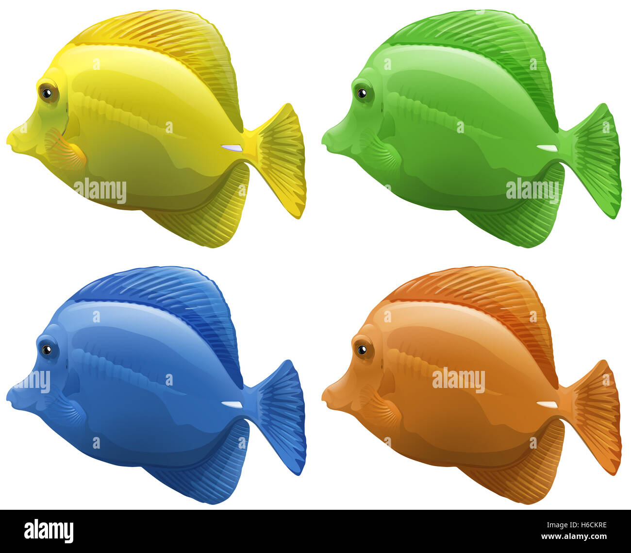 Clip art fish hi-res stock photography and images - Alamy